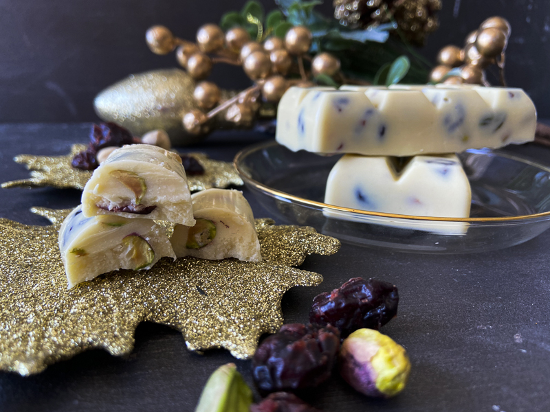 Turrón de pistachos sin gluten - Disfrutando sin Gluten